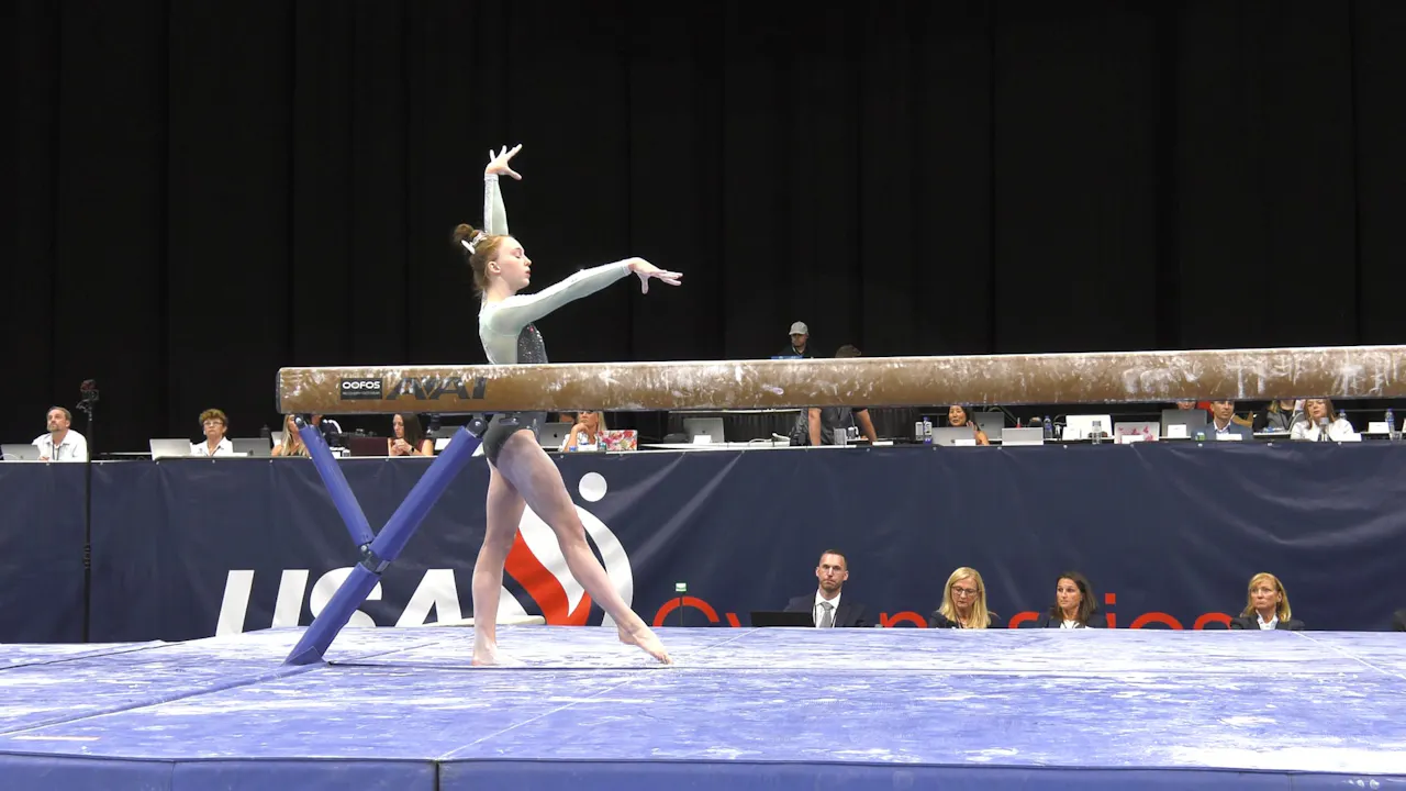Norah Christian - Balance Beam - 2022 OOFOS Championships - Jr Women ...
