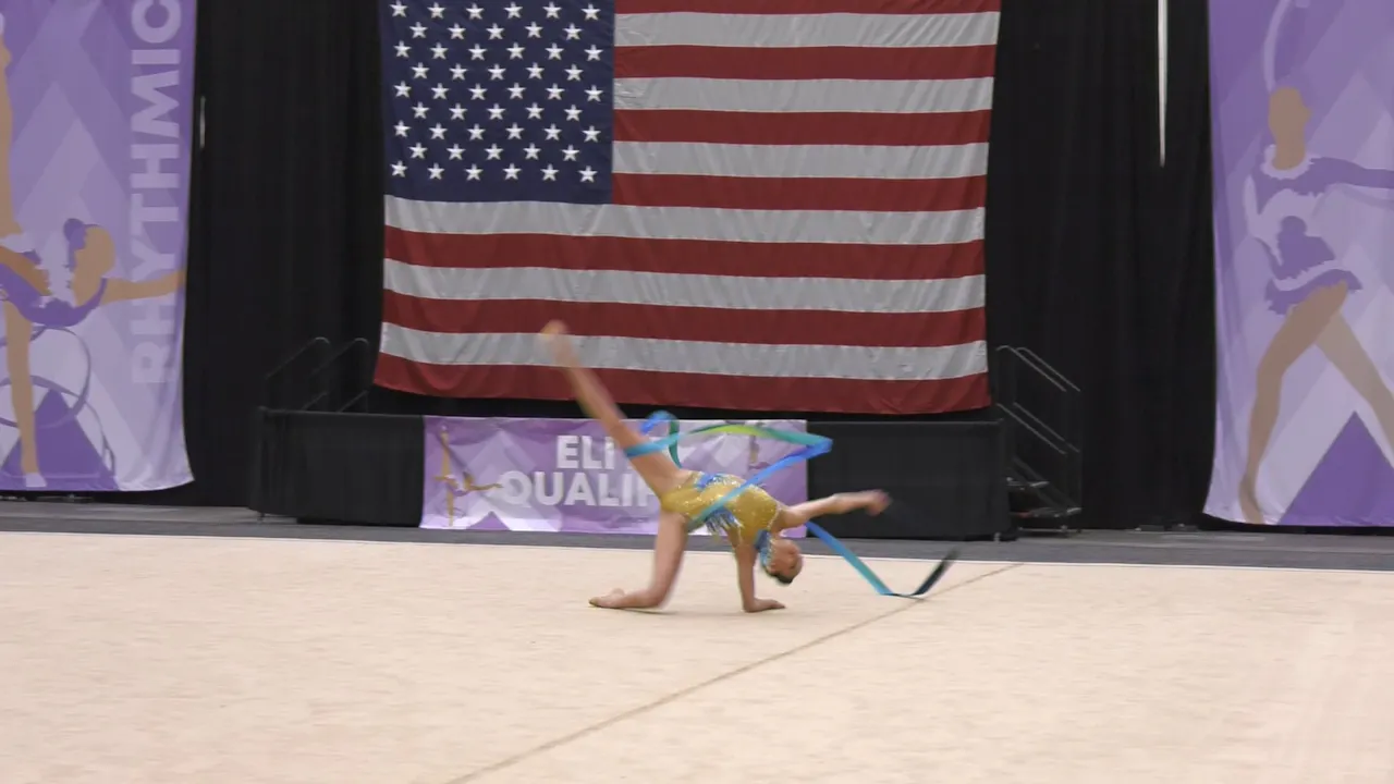 Valentina Moya - Ribbon - 2022 Elite Qualifier - Junior 2008 Sub. 1 ...