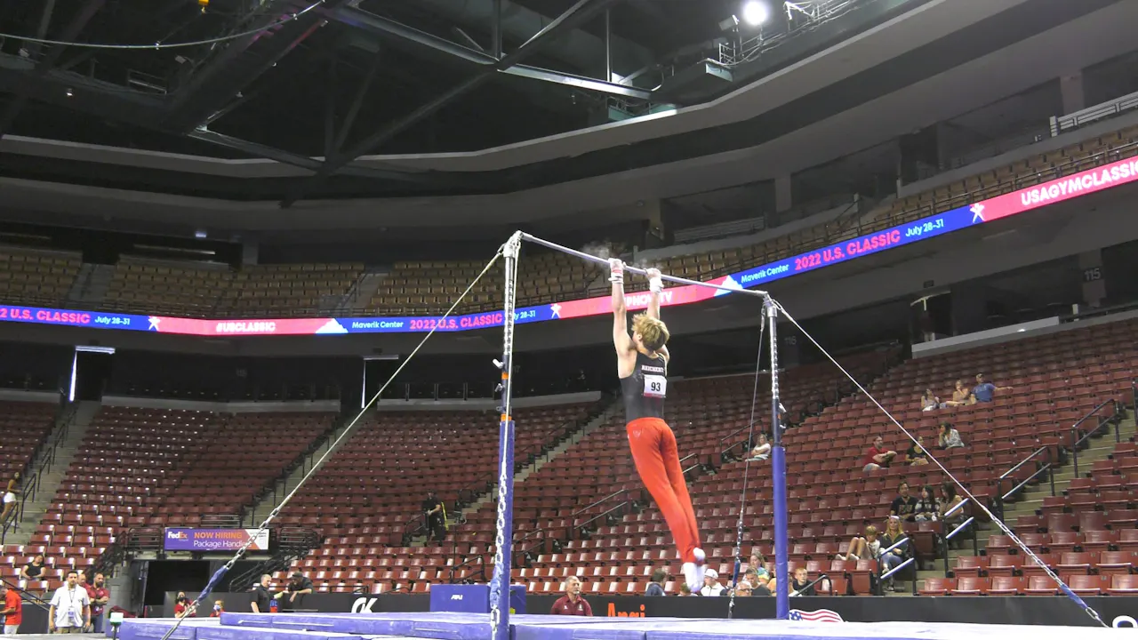 Evan Reichert - High Bar - 2022 U.S. Classic – Men Session 1 - 2022 U.S ...