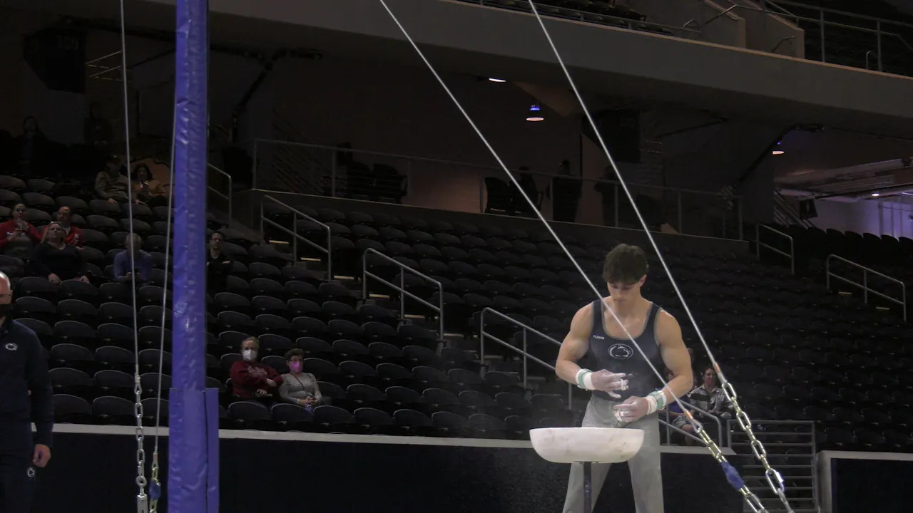 Michael Jaroh - Still Rings - 2022 Winter Cup - Senior Men Day 2 - 2022 ...