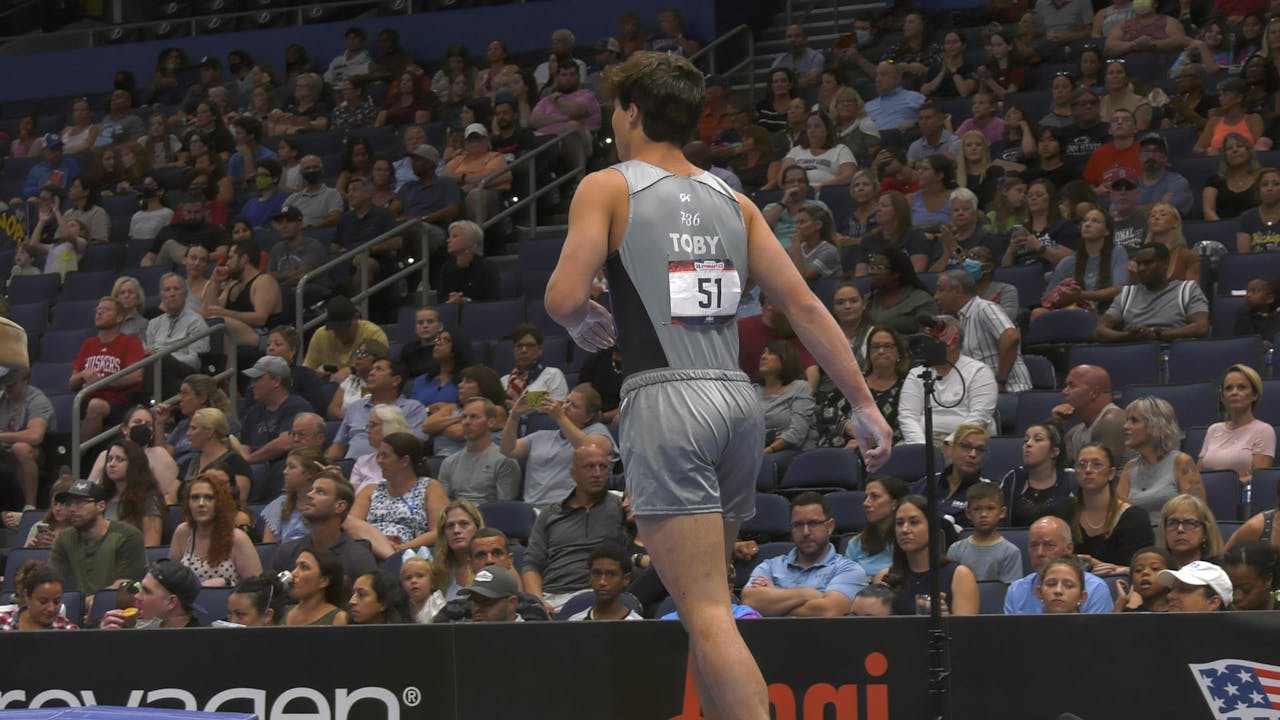 Toby Liang - Vault - 2022 OOFOS Championships - Sr Men Day 2 - FlipNow