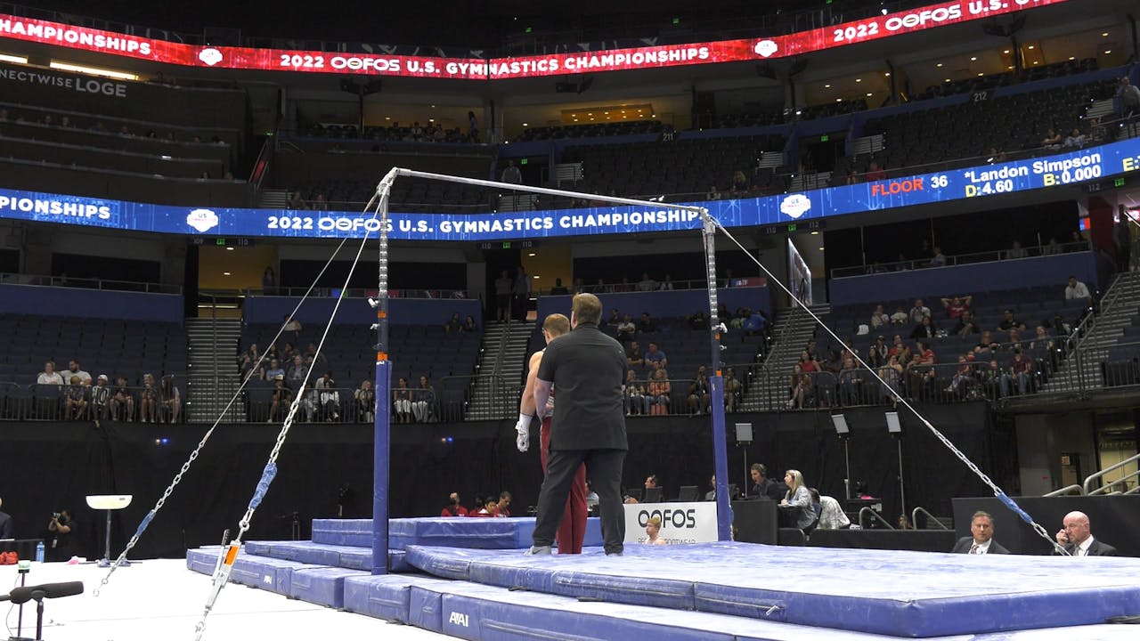 Curran Phillips - High Bar - 2022 OOFOS Championships - Sr Men Day 2 ...