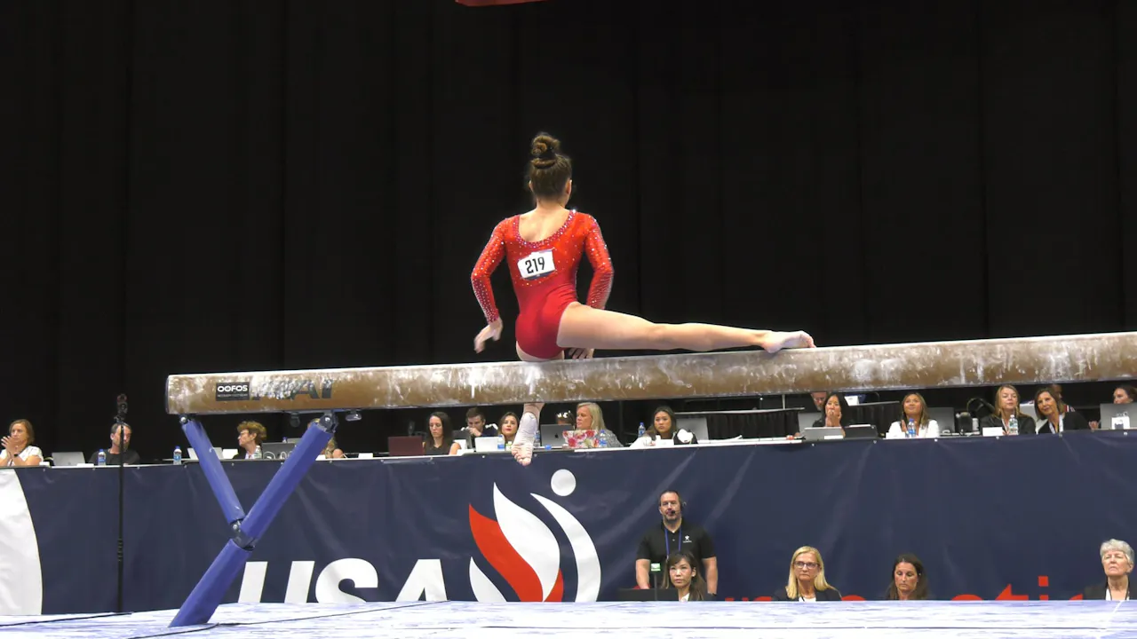 Brooke Pierson - Balance Beam - 2022 OOFOS Championships - Sr Women Day ...