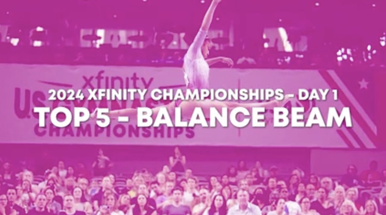 Top 5 Routines - Balance Beam - Senior Women Day 1 - 2024 Xfinity US ...