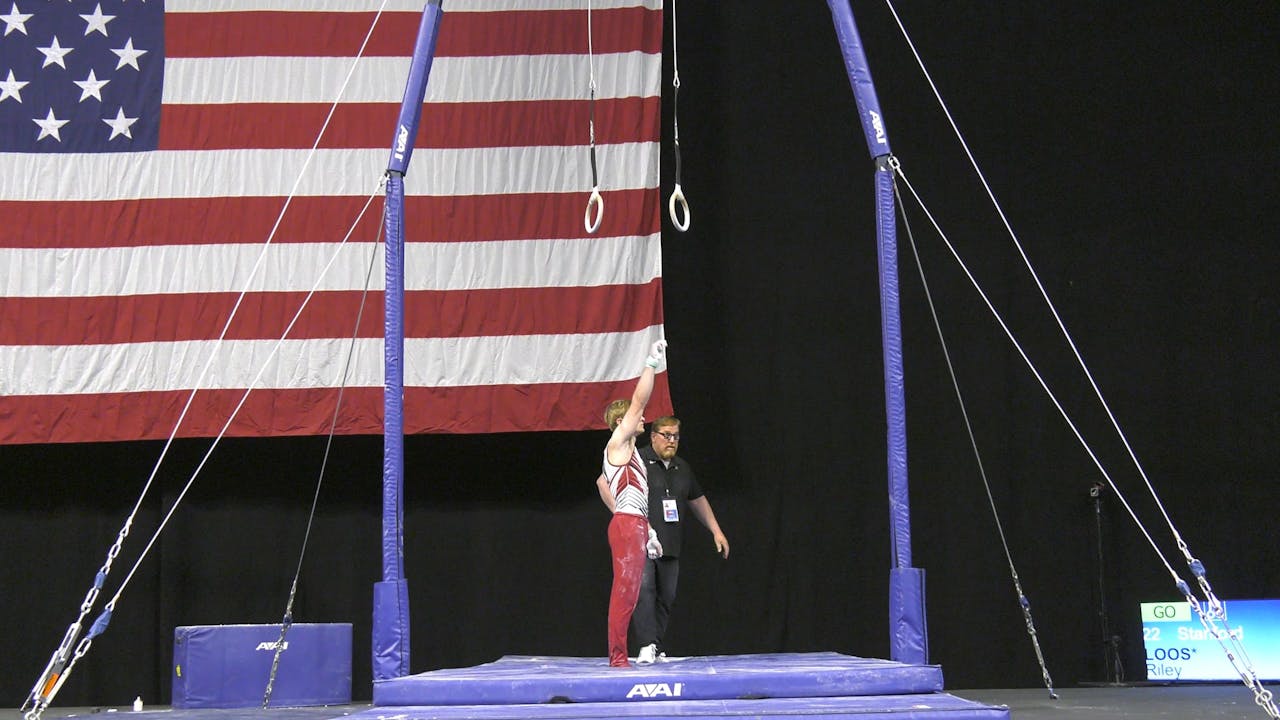 Riley Loos - Still Rings - 2022 U.S. Classic – Men Session 1 - 2022 U.S ...