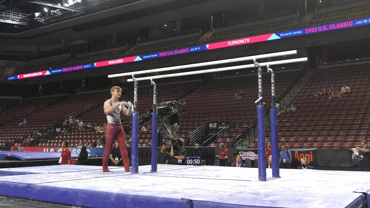 Riley Loos - Parallel Bars - 2022 U.S. Classic – Men Session 1 - FlipNow
