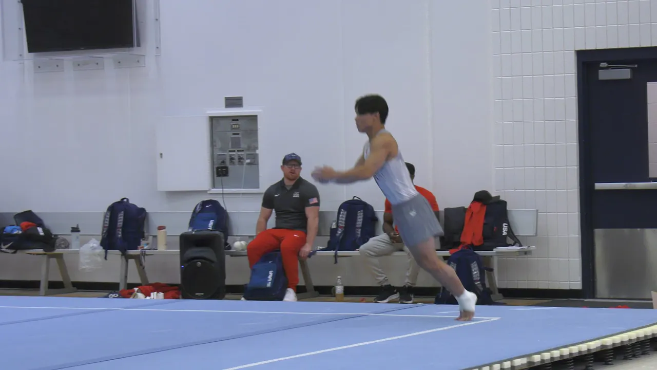 Asher Hong - Floor Exercise - 2022 Men's World Team Selection Camp ...