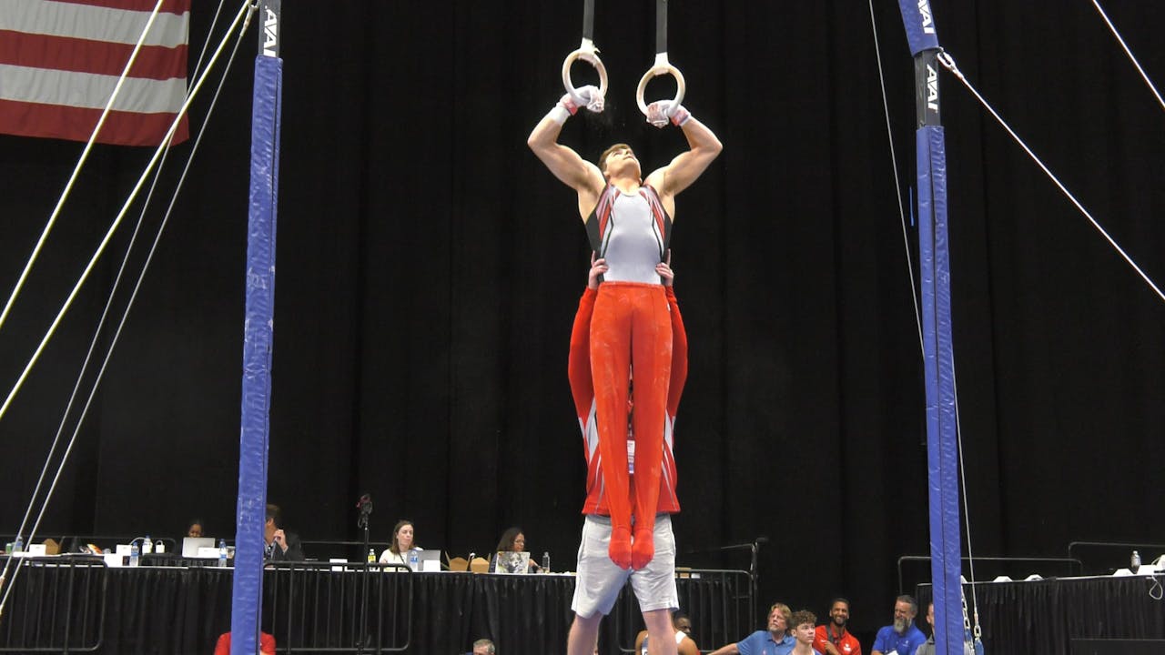 Jared Fry - Still Rings - 2022 OOFOS Championships - Jr Men Day 1 - FlipNow