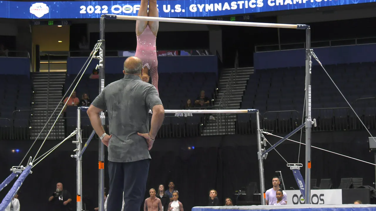 Myli Lew - Uneven Bars - 2022 OOFOS Championships - Jr Women Day 1 ...
