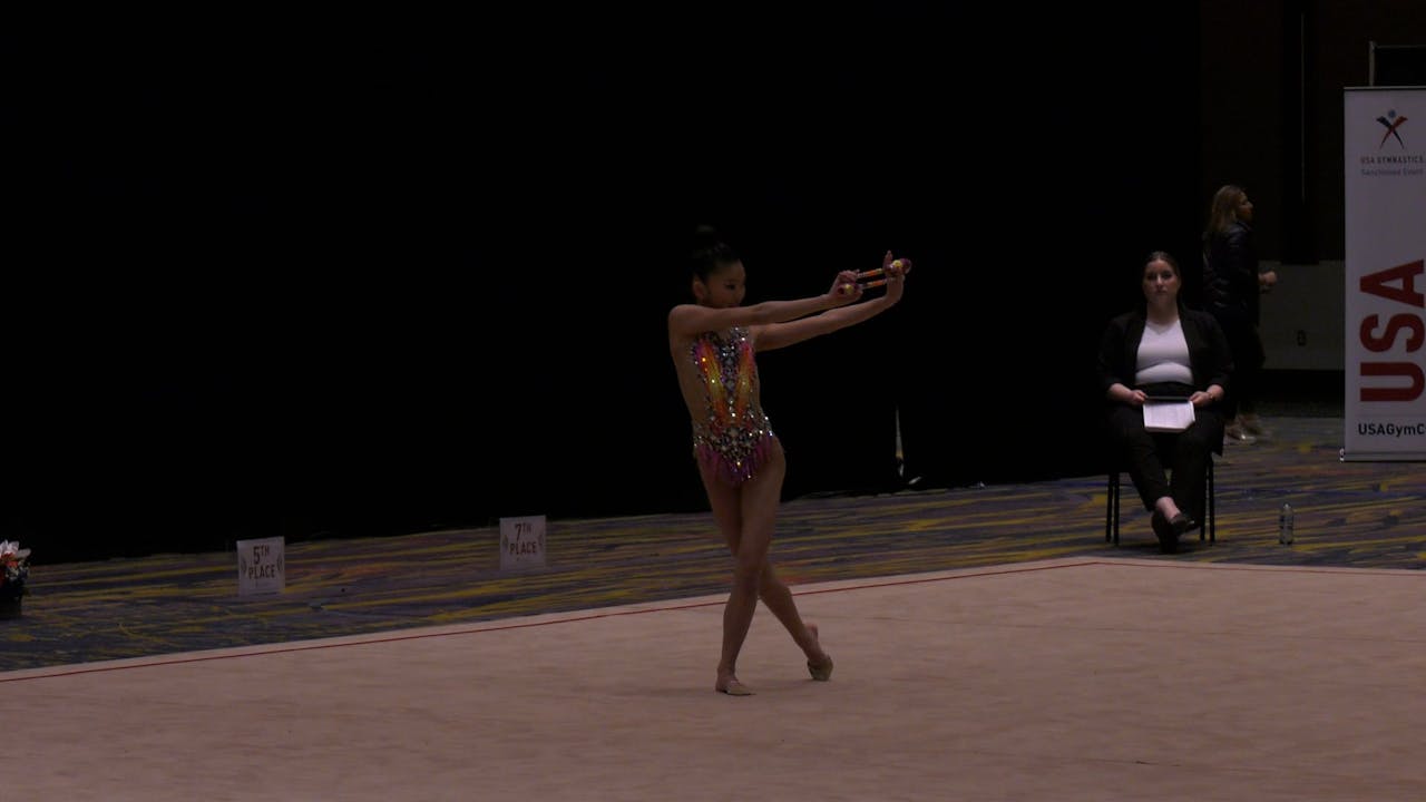 Zoe Xu - Clubs - 2022 Rhythmic Invitational - Junior 2008 - 2022 ...