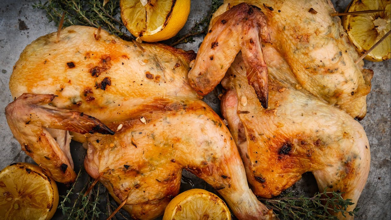 Pollo al ajo y limón - Todo al Grill