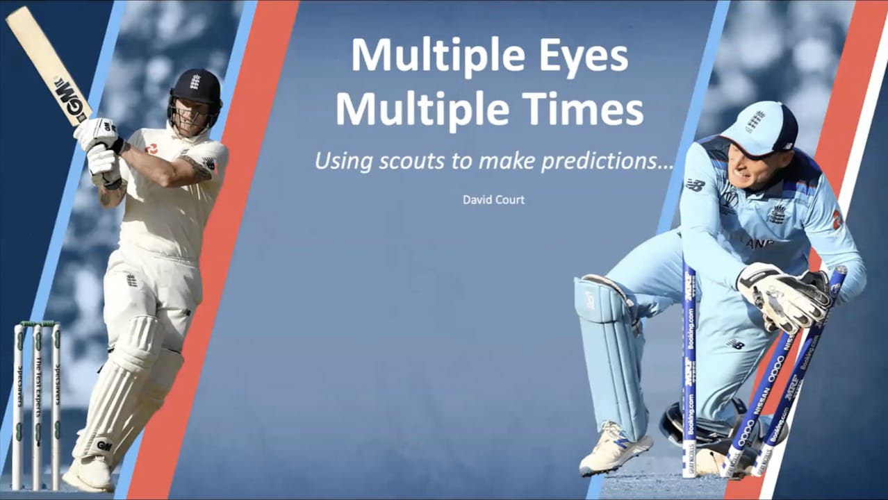 David Court: Multiple Eyes, Multiple Times - Using Scouts To Make ...