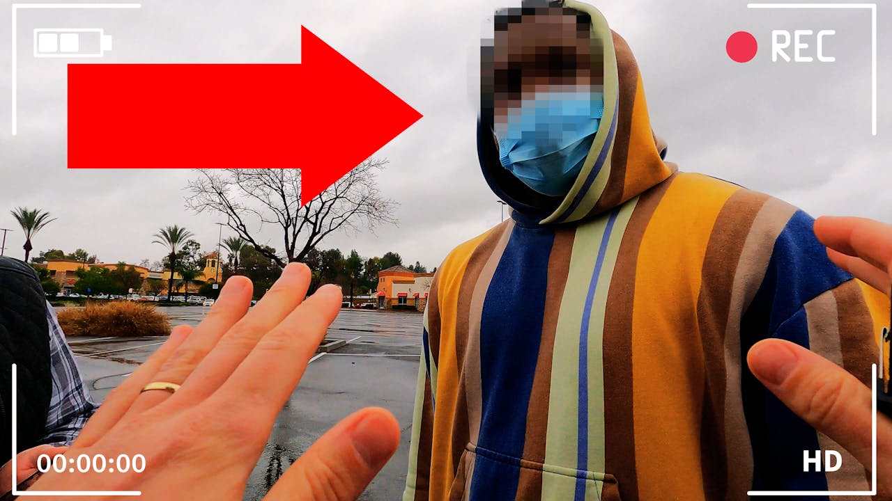 Scammer Panics When We Confront Him in Parking Lot (UNBLURRED ...