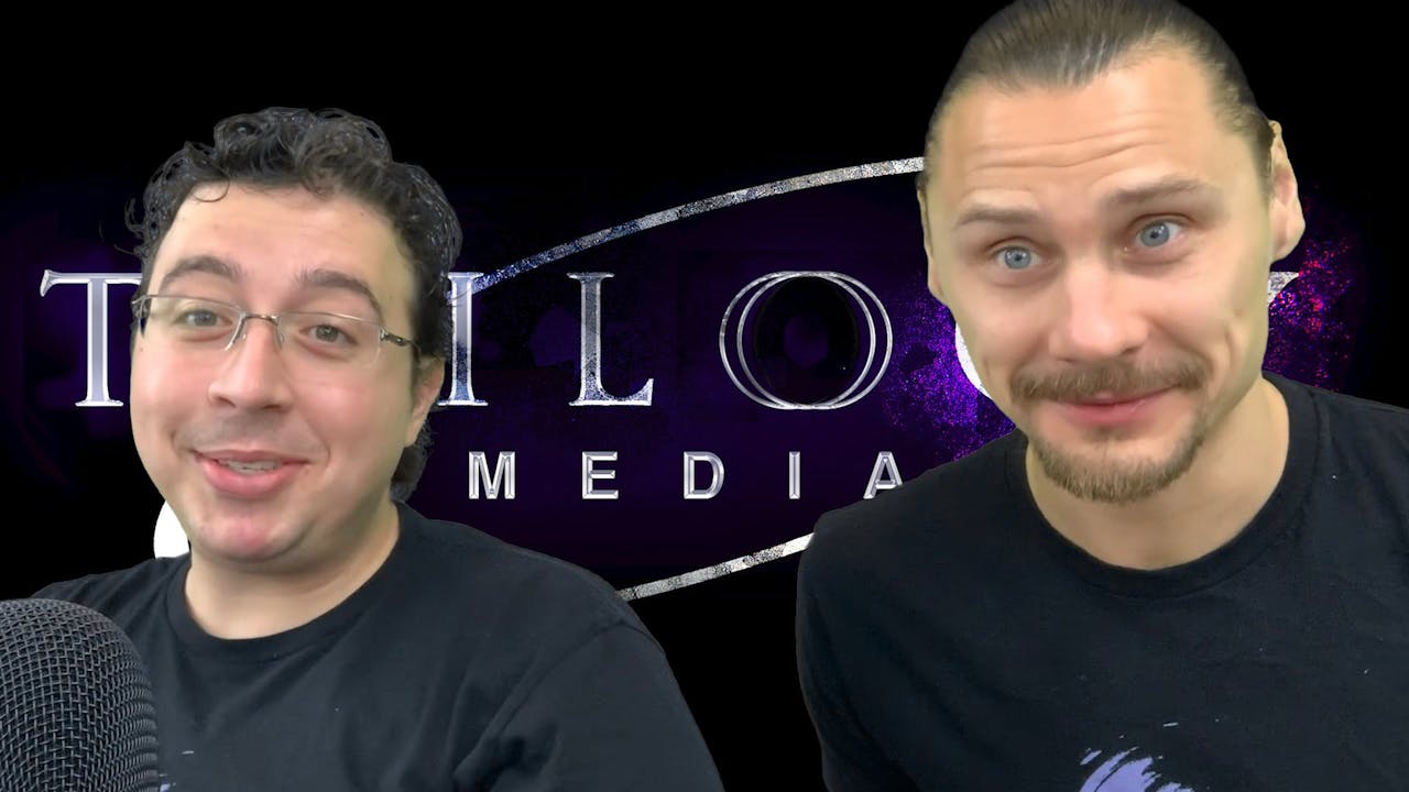 Filming Another Radio Interview - Trilogy Plus