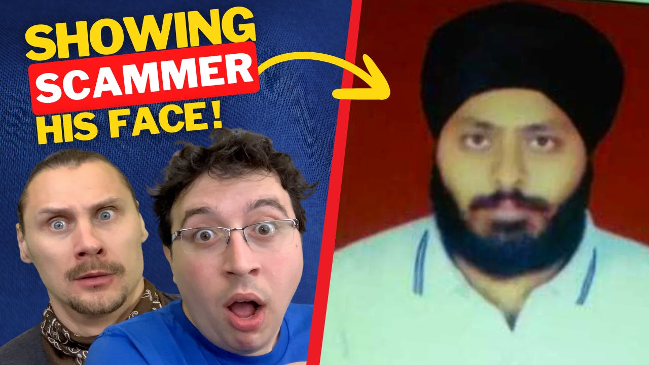 Showing a Scammer His Own Face & Location - Trilogy Plus