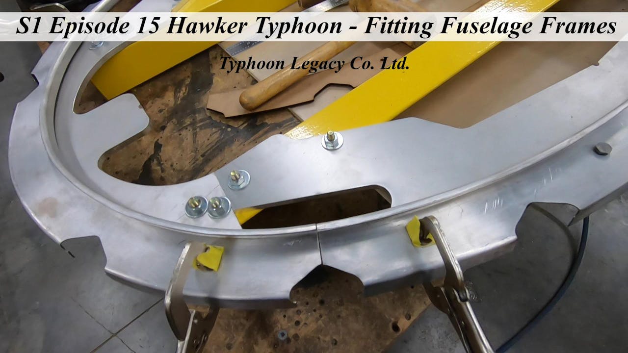 Episode 15 Hawker Typhoon- Fitting Fuselage Frames - Season 1 - Typhoon ...