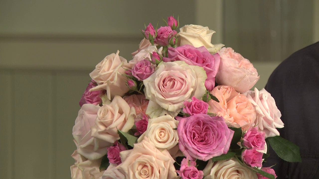 How to arrange flowers: All Rose Wedding Bouquet! - Season 11 - FWFJ - J Schwanke's Life In ...