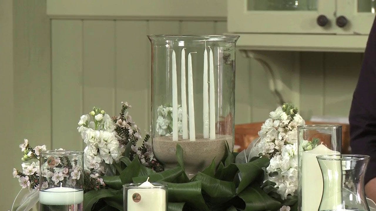 Hurricane Vase Centerpiece for Special Event - Season 7 - FWFJ - J ...