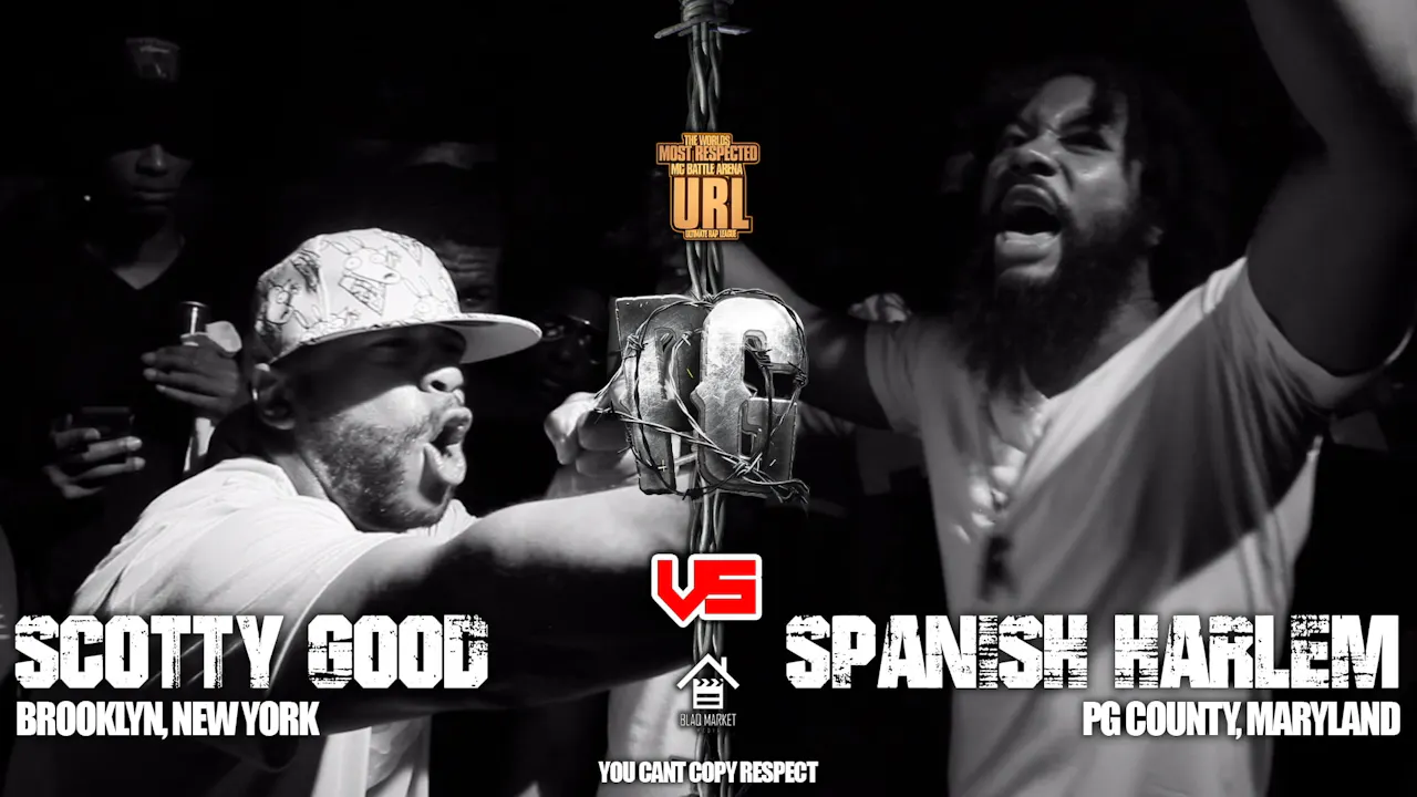 SCOTTY GOOD VS SPANISH HARLEM - BANNED LEGACY II - Ultimate Rap League