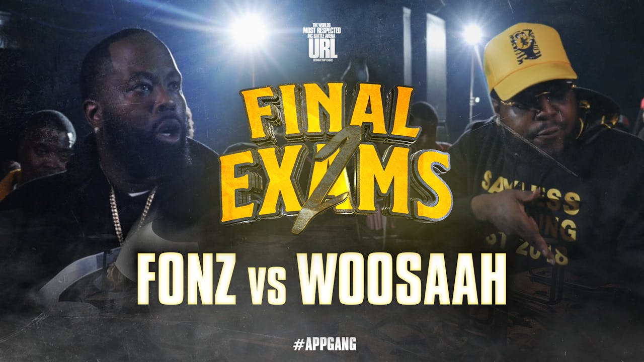 FONZ VS WOOSAAH - Ultimate Rap League
