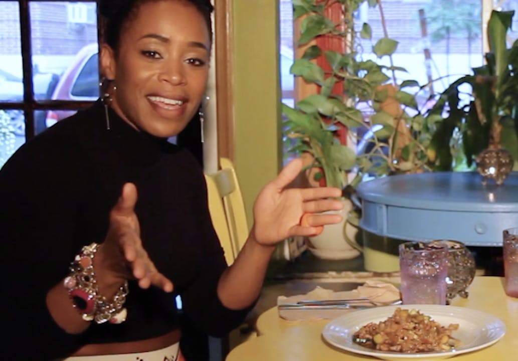Jamaican Cuisine & Hip Hop - The Veggie Hunter Regina Mitchell ...