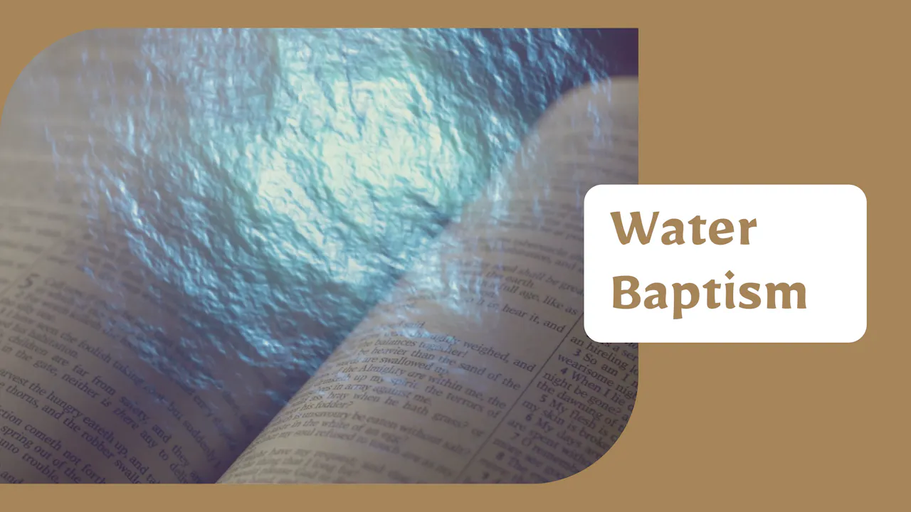 Water Baptism (CC) - Spiritual Messages - ULFN