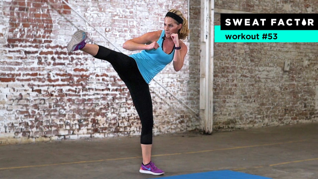 25-Minute Cardio Kickboxing Workout - Amy Kiser Schemper - Sweat Factor ...