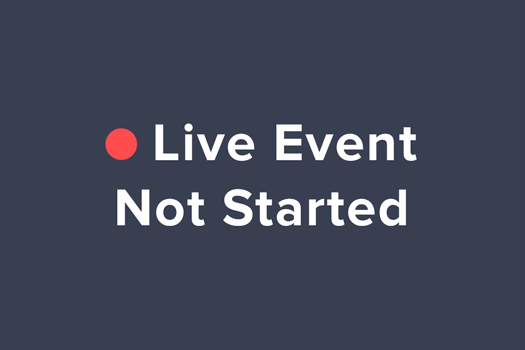 Live Event Not Yet Started - VHX - Only AMB are permitted to make ...