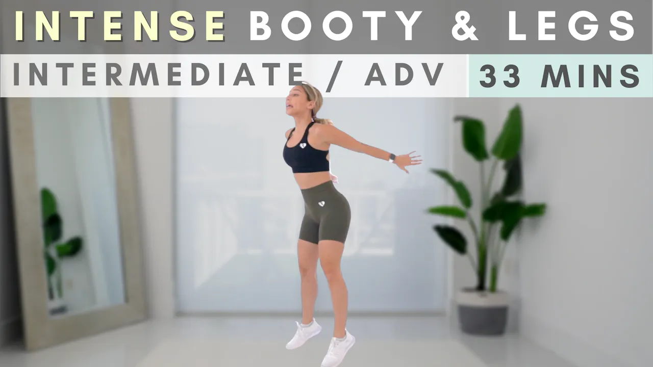 INTENSE BOOTY & LEGS | Bodyweight, Explosive Workout - DAILY THRIVE by ...