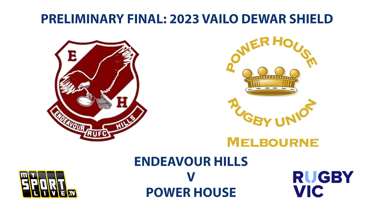 Preliminary Final: 2023 VAILO DEWAR SHIELD - Endeavour Hills vs Power ...