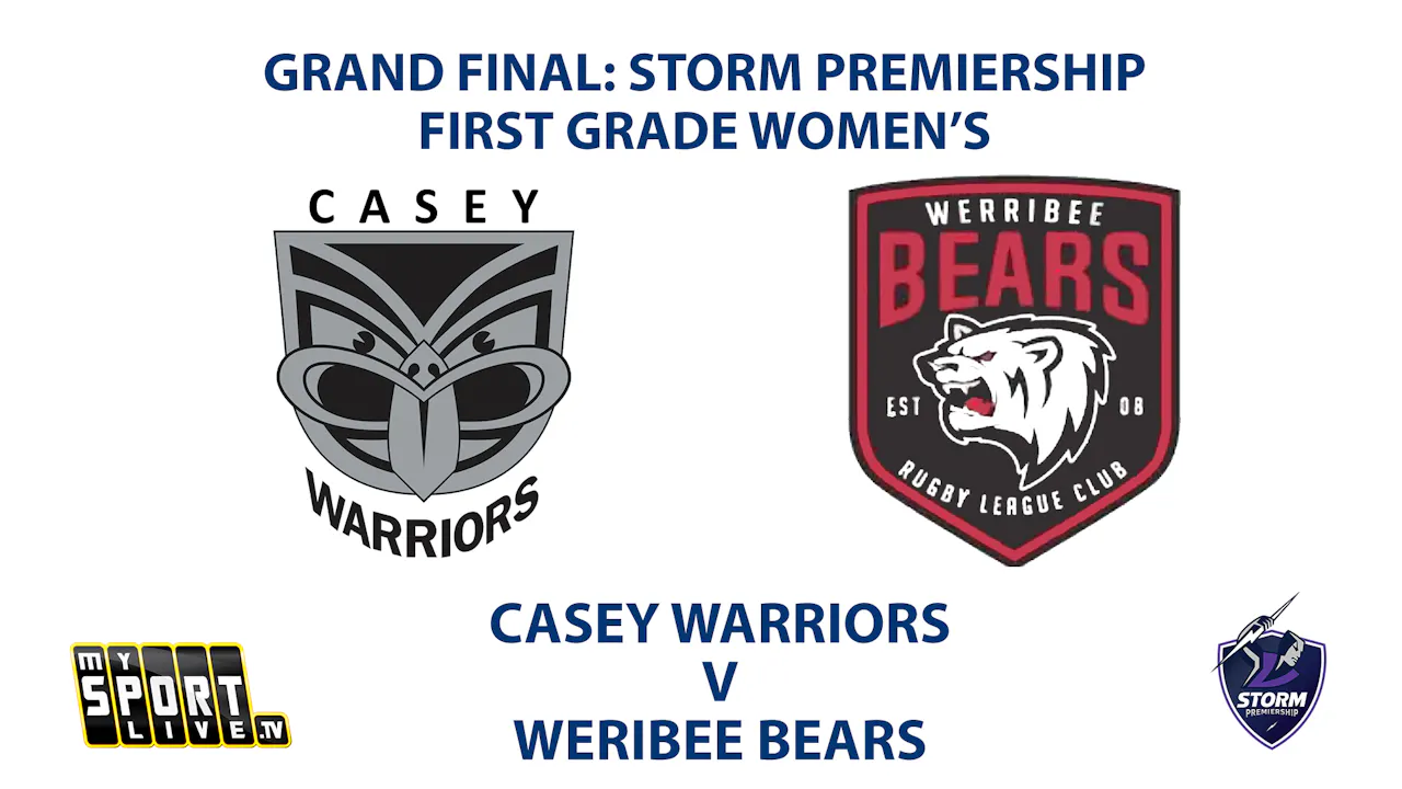 2023 GRAND FINAL - First Grade Women's: Casey Warriors vs Werribee ...
