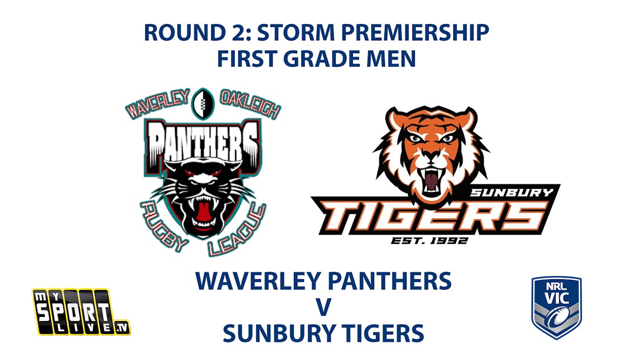 2023 RD2 First Grade Men's: Waverley Panthers v Sunbury Tigers - 2023 ...