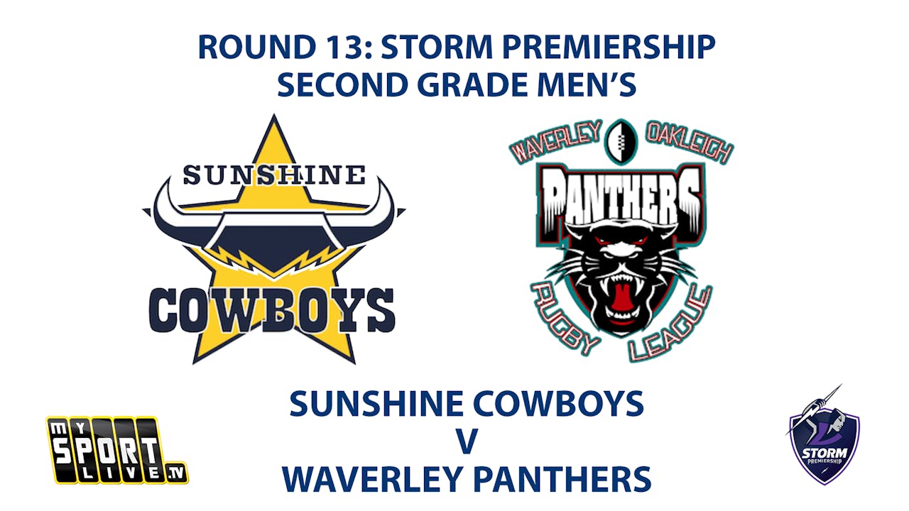 2023 RD13 Second Grade Men's: Sunshine Cowboys vs Waverley Panthers ...