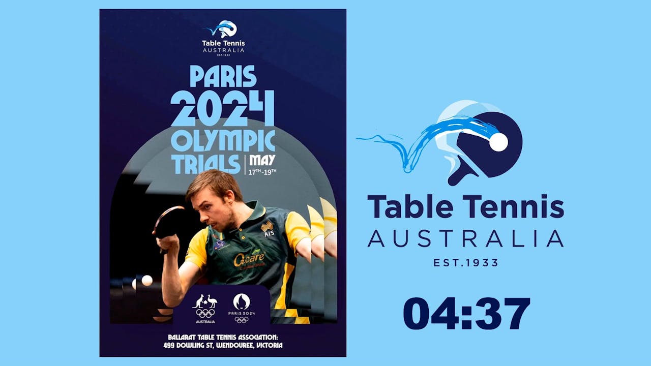 TTA OT Day 3 Mens Stage 2 Xuqi Lin v Kane Townsend - DAY 3 SUN 19TH MAY ...