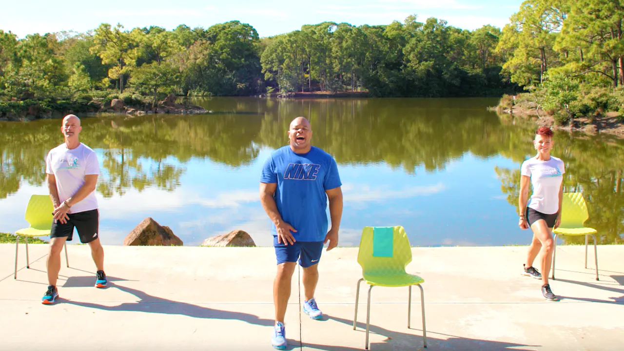 Knees, Hip, Back - Senior Exercise TV with Curtis Adams
