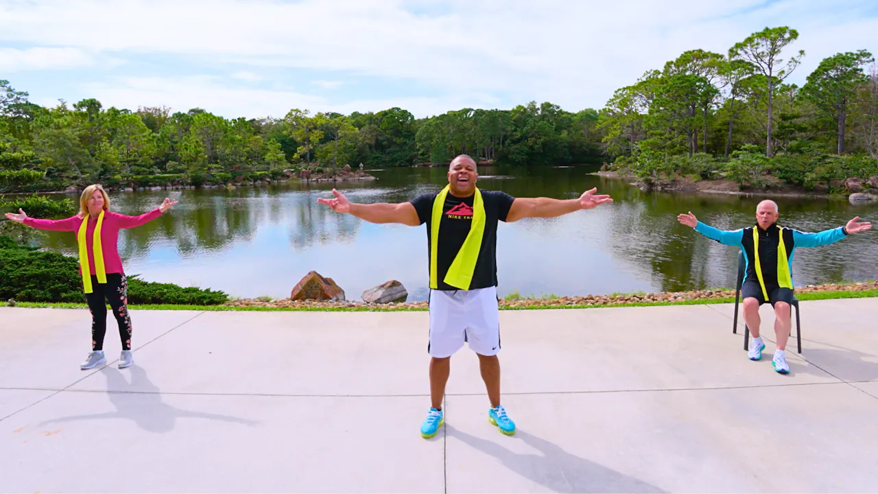 STRESS REDUCTION WORKOUT - Senior Exercise TV with Curtis Adams