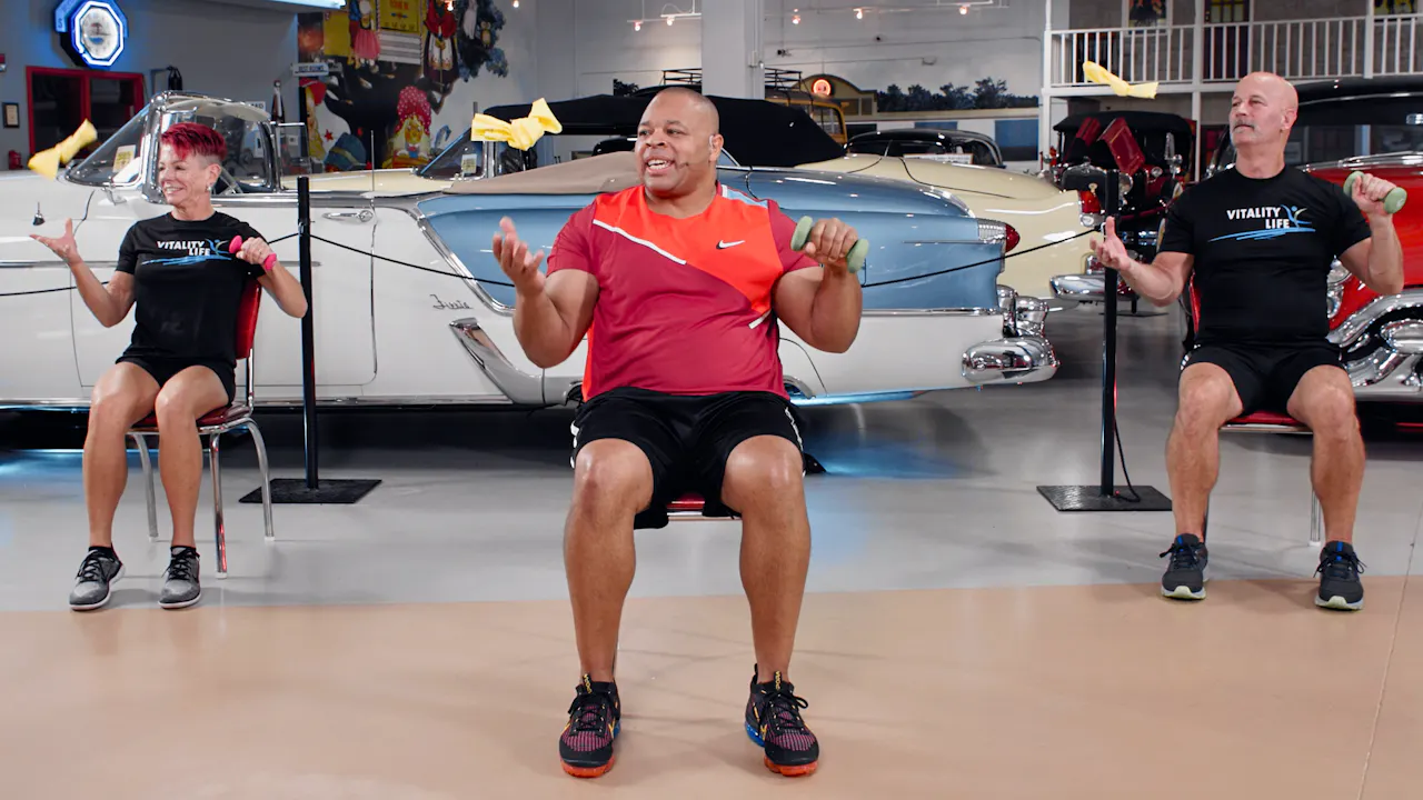 HAND EYE COORDINATION - Senior Exercise TV with Curtis Adams