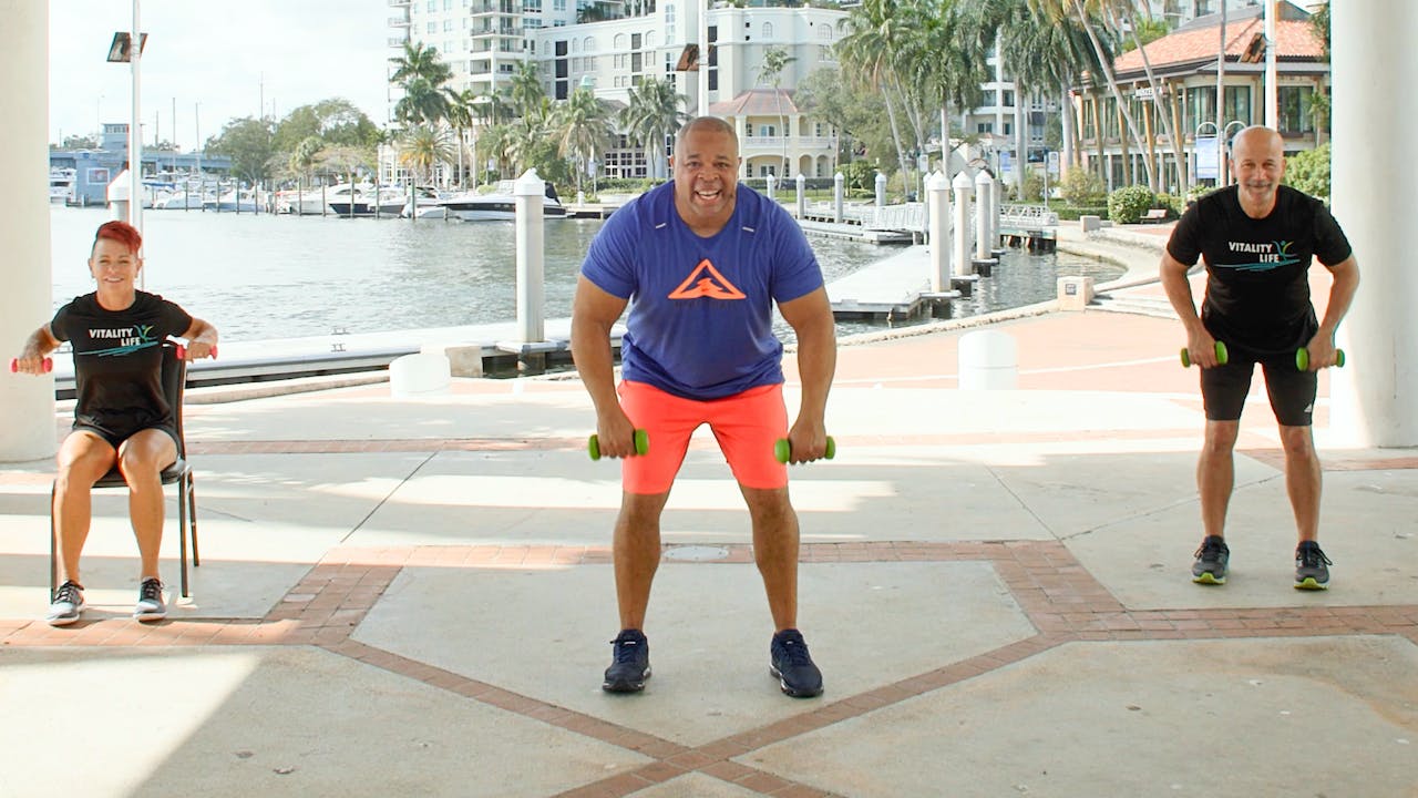 CORE & WEIGHT TRAINING - Senior Exercise TV with Curtis Adams