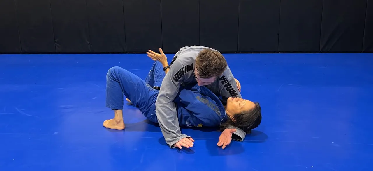 Escape Side Control to Single Leg Sweep using Underhook - All VR Jiu ...
