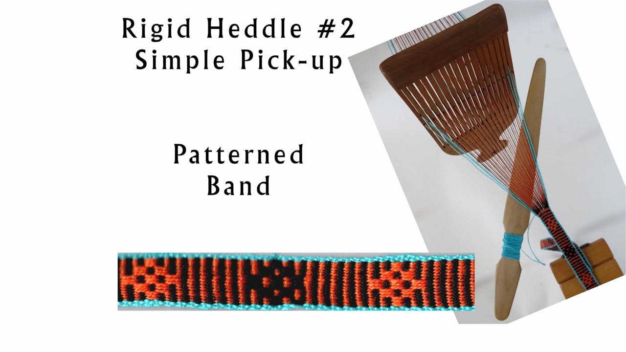 BW-03. Rigid heddle #2 – simple pick-up - Vävstuga Video Classes