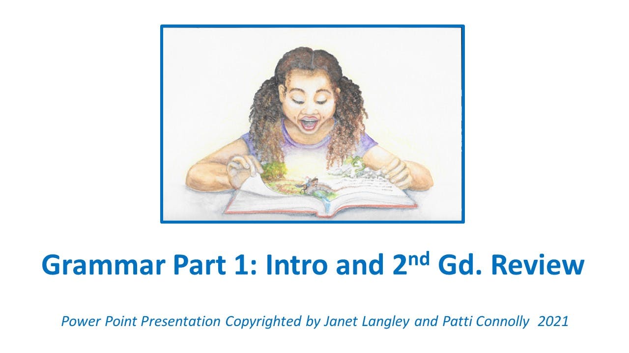 Grammer Session 1 Grade 3 - Intro to Grammer, 2nd Grade Review ...