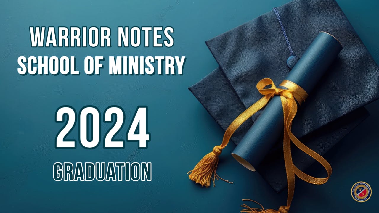 Warrior Notes: School of Ministry | Fall 2024 Graduation - Concord, NC ...