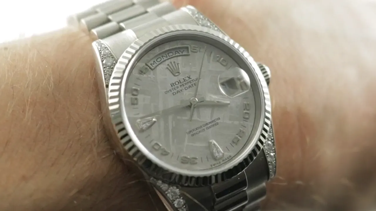 Rolex Day-Date Meteorite Dial 118339 Review - The 1916 Company Studios
