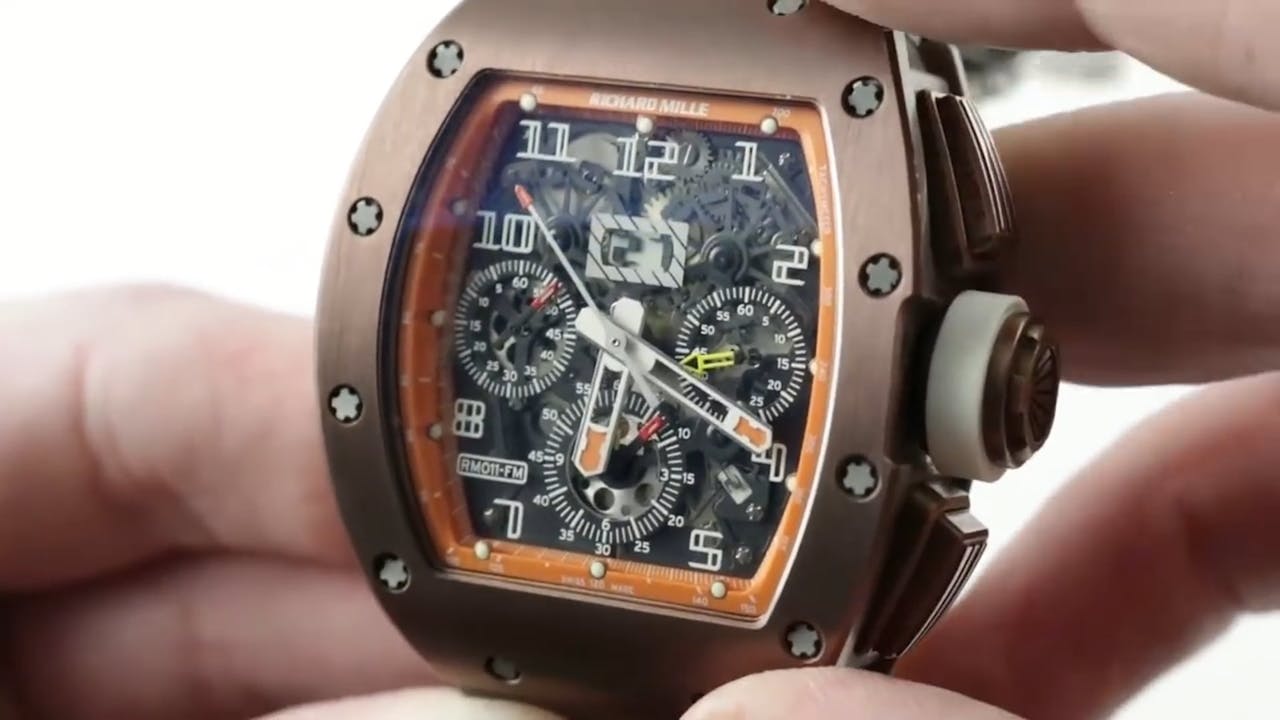 Richard Mille RM 011 Chronograph "Felipe Massa" Silicon Nitride (RM011 ...