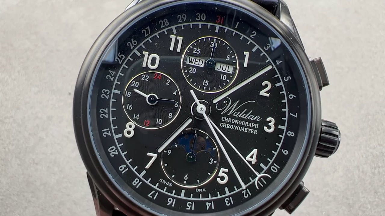 Waldan Chronograph Chronometer 3986S-2 - The 1916 Company Studios