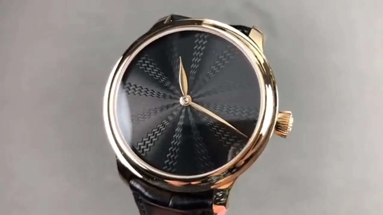 H. Moser & Cie. Endeavour Concept "Black Guilloche Dial" 1321-0119 ...