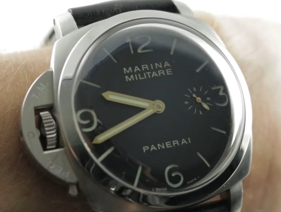 Panerai Luminor 1950 Marina Militare Destro (PAM 217) Review - Panerai ...