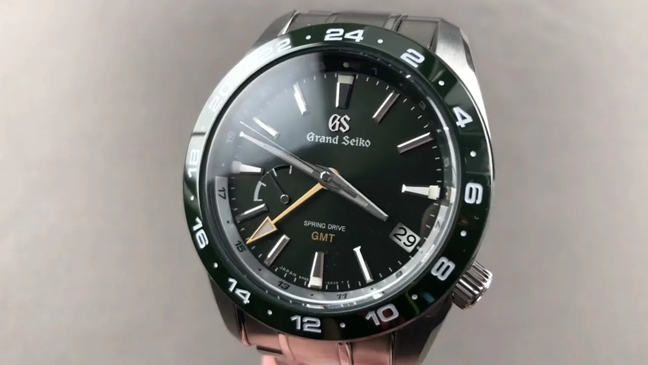 2020 Grand Seiko Sport Spring Drive GMT Green Ceramic SBGE257 Review ...
