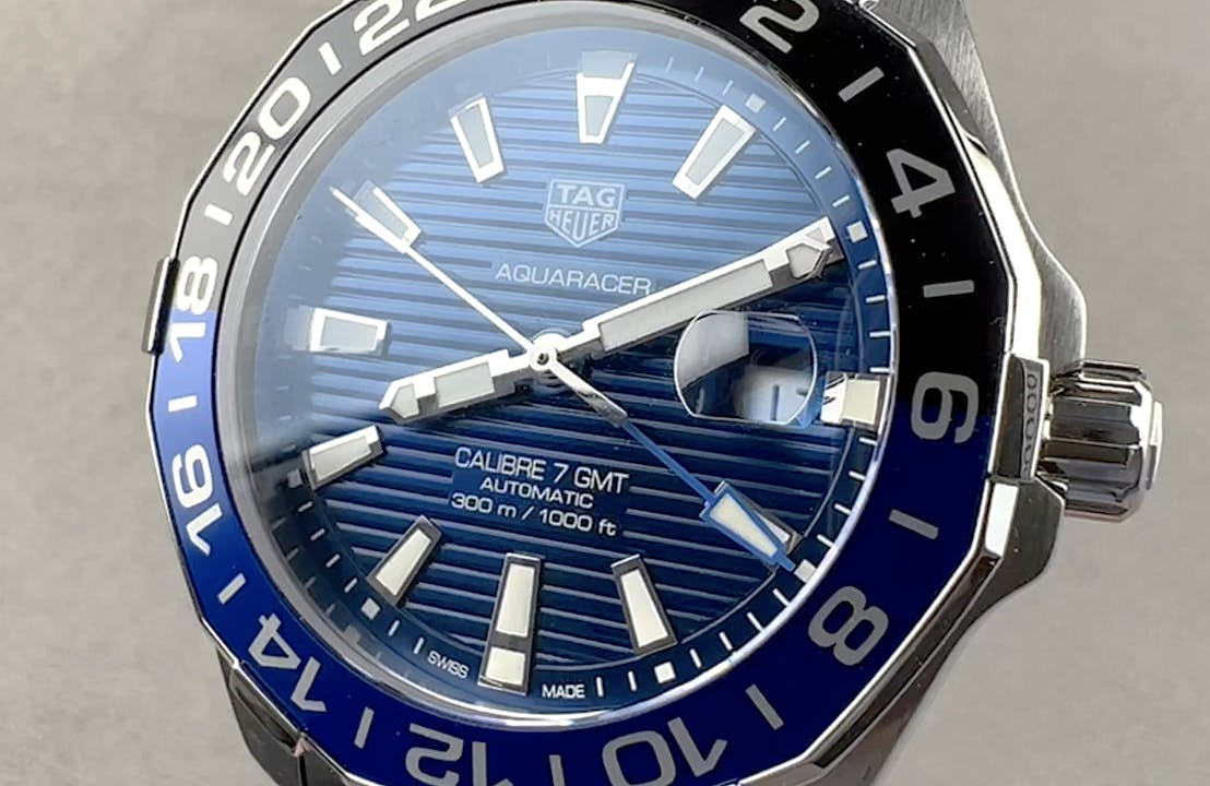 TAG Heuer Aquaracer GMT WAY201T.BA0927 - TAG Heuer Reviews - The 1916 ...