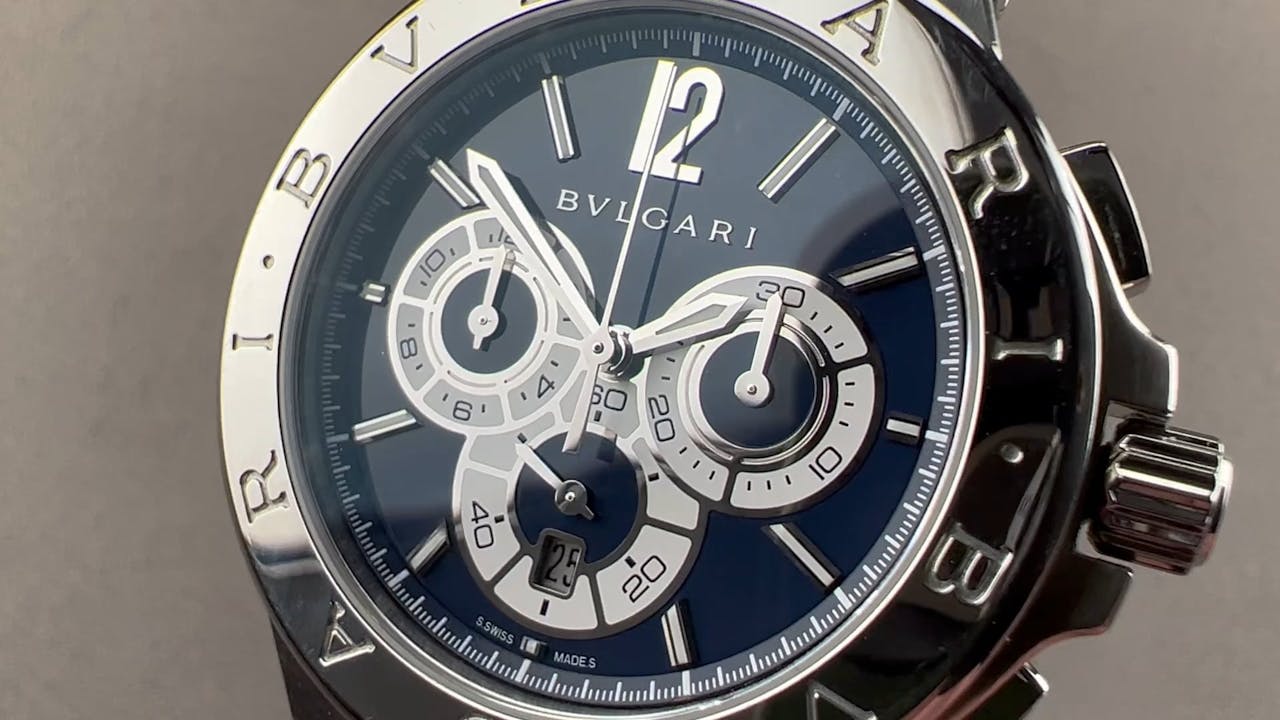 Bulgari Diagono Chronograph Limited Edition DG42SCH - Bulgari Reviews ...